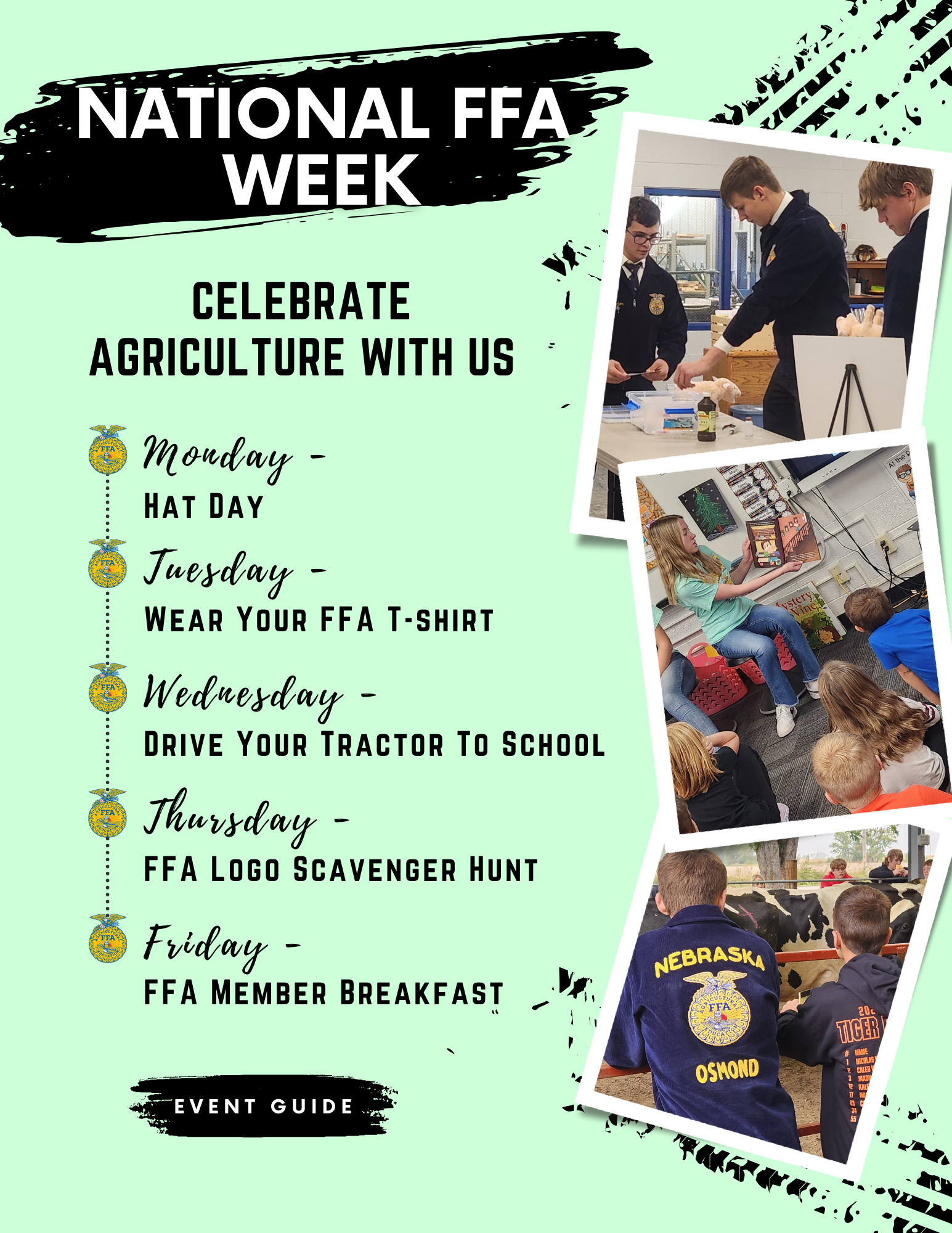 Osmond Community Schools - Activities for FFA Week!